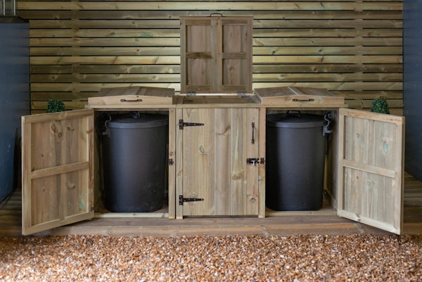 Dustbin Enclosure For 3 x Dustbin | BritishBins