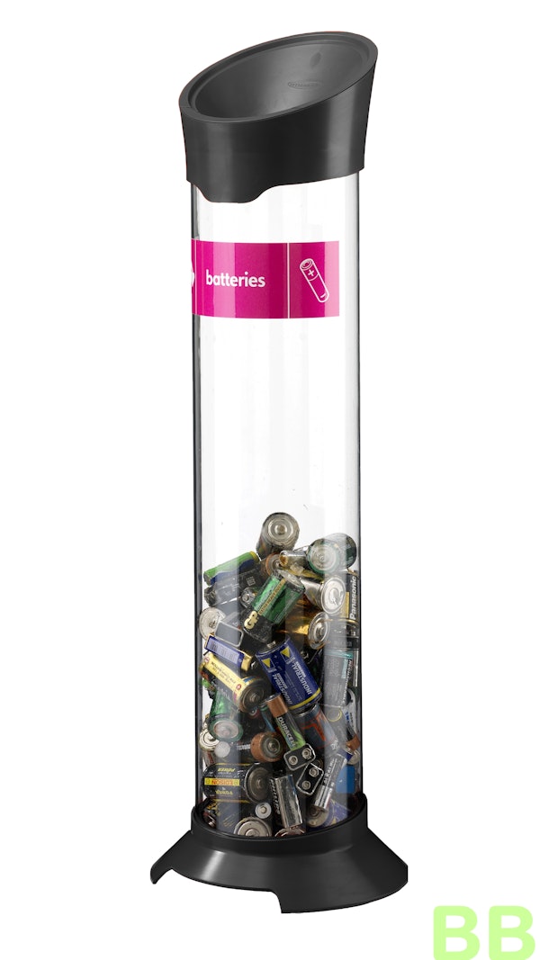 Battery Recycle straight tube 10ltr | BritishBins