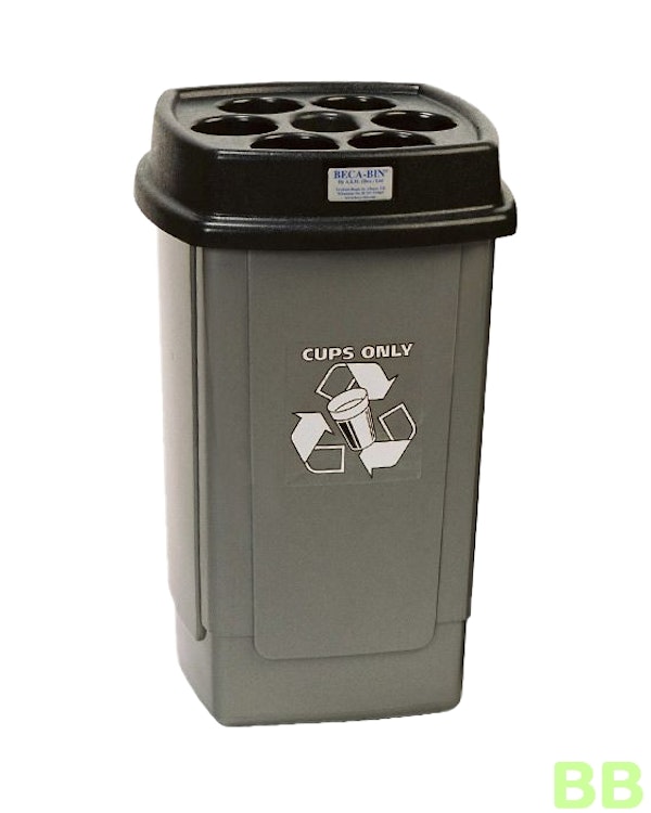 Standard Beca Bin With Silver Base | BritishBins