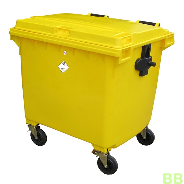 1100 ltr Clinical Waste Bin