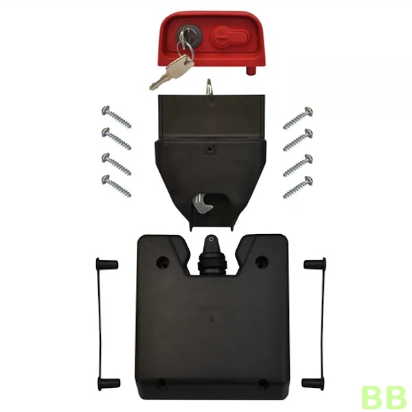 Single Gravity Lock set 4-Wheel Bins