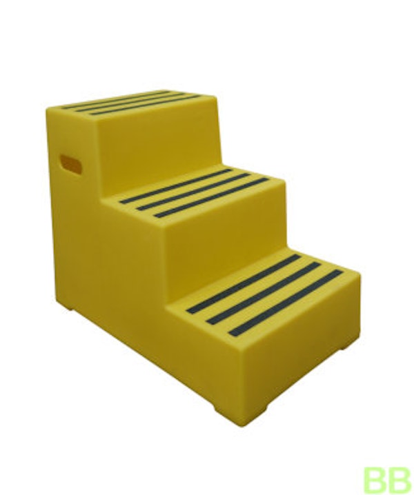 3 Step Heavy Duty Step - Yellow
