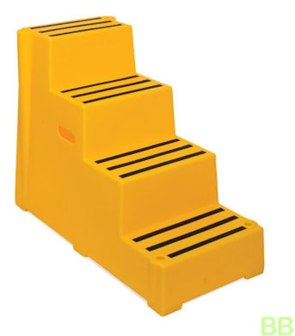 4 Step Heavy Duty Step - Yellow