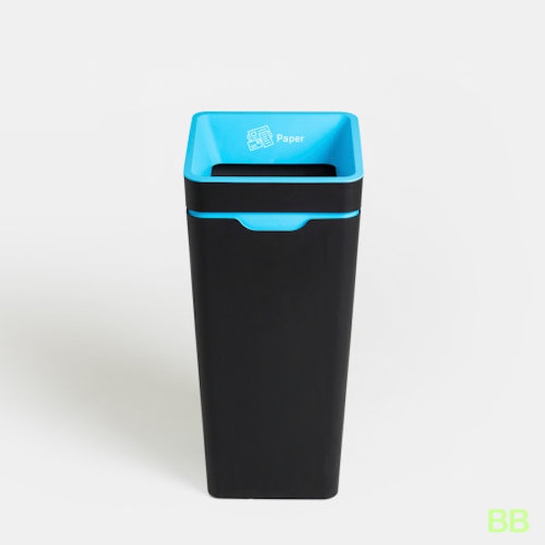 Method 60Ltr Open Lid Blue Paper Bin