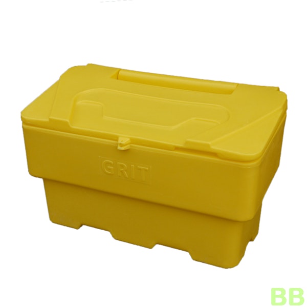 Yellow 170ltr Grit Salt Bin | BritishBins