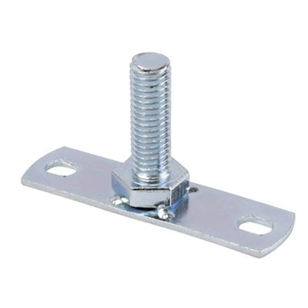 M10 Backplate Male For Galvanized Steel Rubber Lined Clips