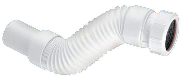 McAlpine Flexible Waste Fitting Spigot End 1 1/2 165mm 250mm