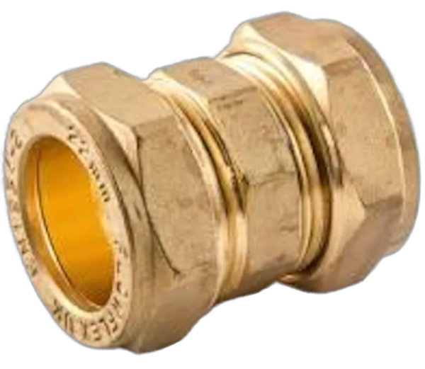 22mm Compression Straight Coupler