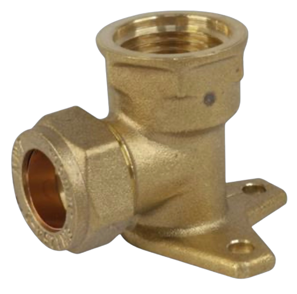 15mm x 1/2 Inch Comp Wall Plate Elbow
