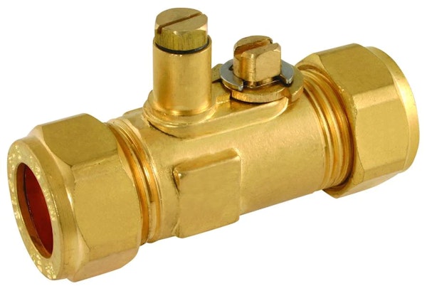 22mm Test Point Ball Valve | Direct Plumbing Supplies