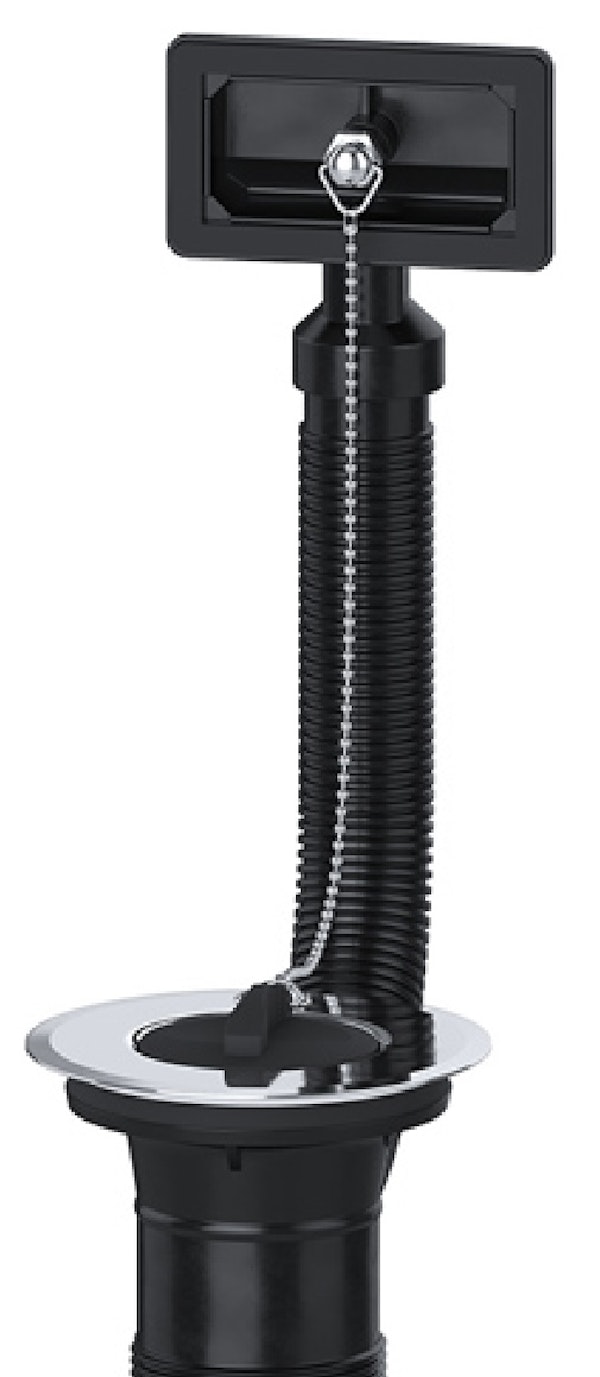 Viva Sink Combination Waste - Square Overflow CWS02