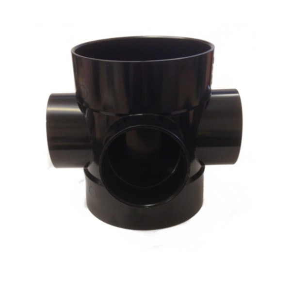 Solvent Weld Soil Single Socket Coupler 110mm 63mm Boss