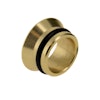 BONFIX 99523 15mm Brass Insert with O-Ring | Flat Seal